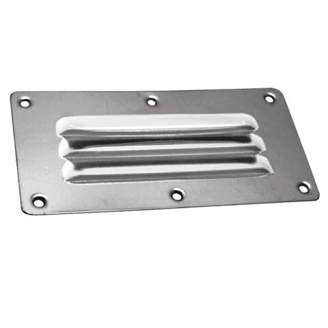 Grille d’aération rectangulaire 127 x 66 mm inox A4 (AISI 316)
