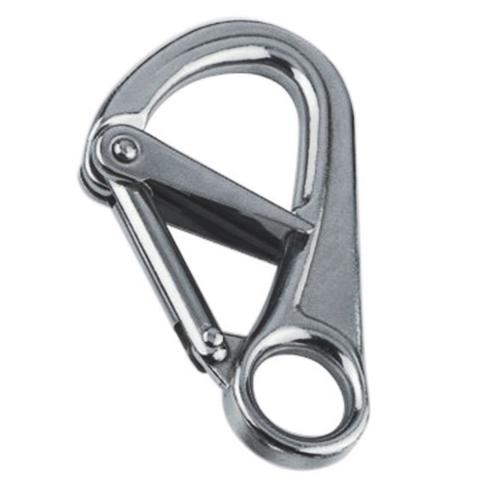 Mousqueton double sécurité inox A4 (AISI 316)